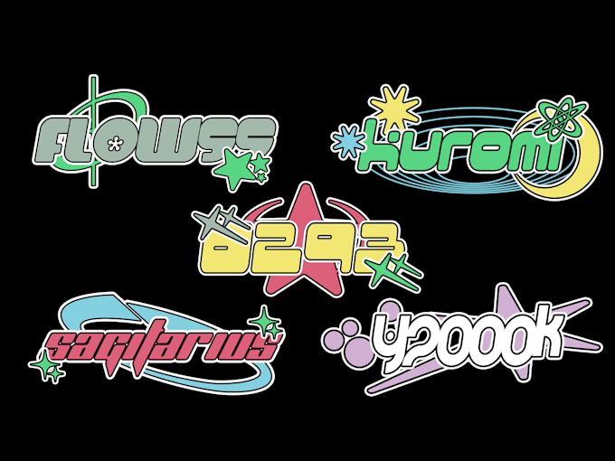 Create custom y2k logo for your brand, name, band, etc by Mahatmaka ...