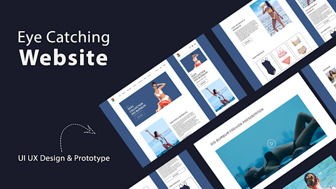 Design eye catching website ui ux design and prototype by Taso07 | Fiverr