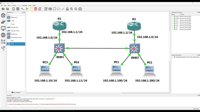 Configure Lan Wan On Real Network Or Simulator Gns3 Packet Tracer Ensp