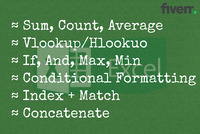 Create or fix any excel or google spreadsheet formula by Md_nahid_1 ...