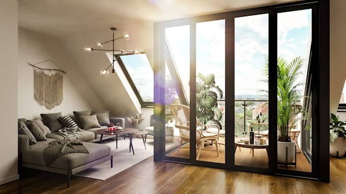 Render high quality interior by Bbbviz | Fiverr