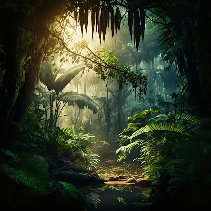 Create beautiful scenery concept art for your project by Vowwels | Fiverr