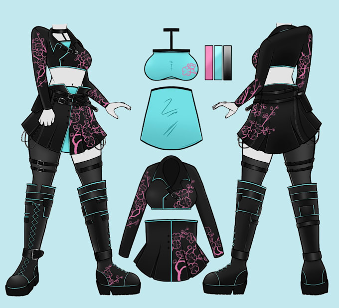 Design a customized outfit for you or your oc by Aegenart | Fiverr