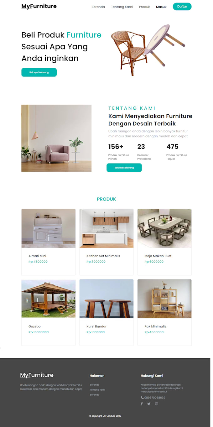 Convert figma to html css responsive bootstrap 5 by Anangsyah_20 | Fiverr