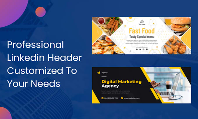 Design professional linkedin banner, cover, header by Kashif55899 | Fiverr