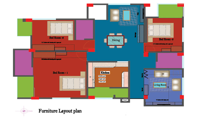 Draw auto cad 2d floor plan and architectural auto cad drawing by ...