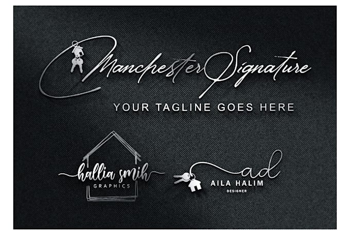Do professional real estate or realtor signature logo design by Elif45 ...