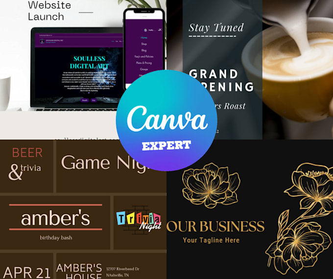 Design and edit templates using canva pro by Contentfluent | Fiverr