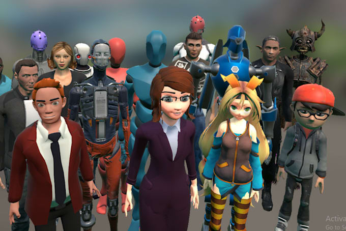 Vrchat custom avatars, textures, dynamics and upload by Disneyanime ...
