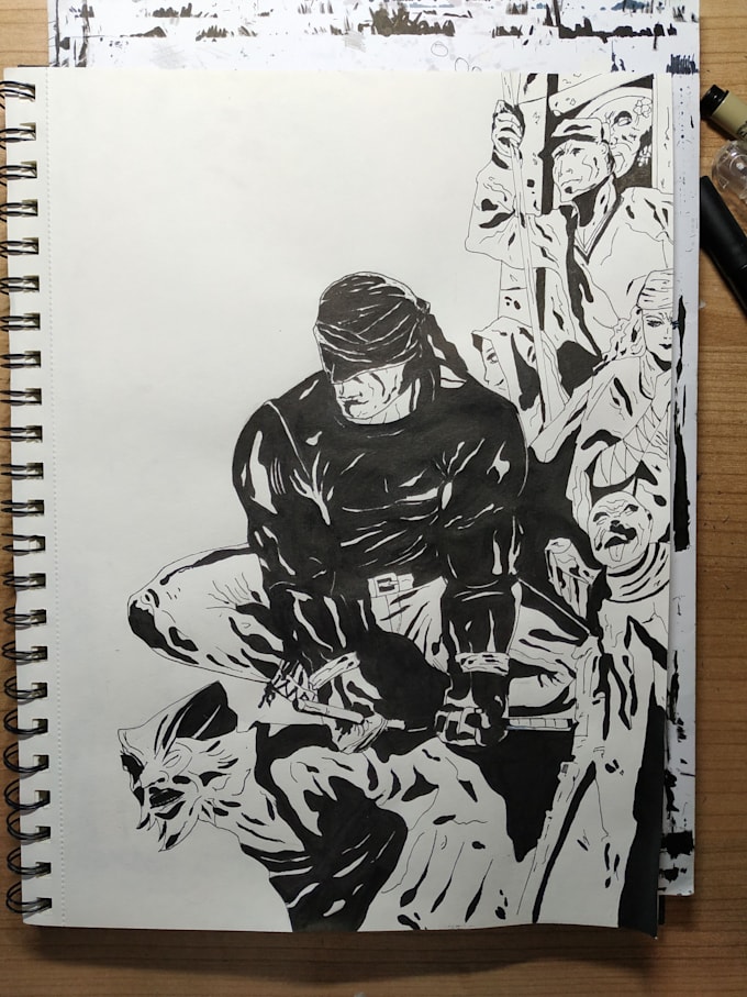 Comic book covers recreation by Ab_art_03 | Fiverr