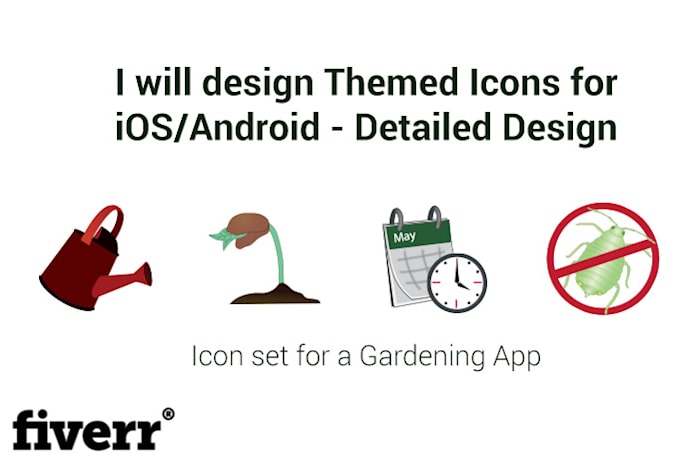 Design a unique themed icons set by Chandramoulis | Fiverr