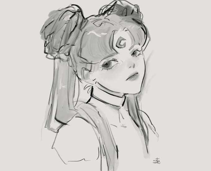 Draw your oc, fanart and stylized anime by Mottyrabbit | Fiverr