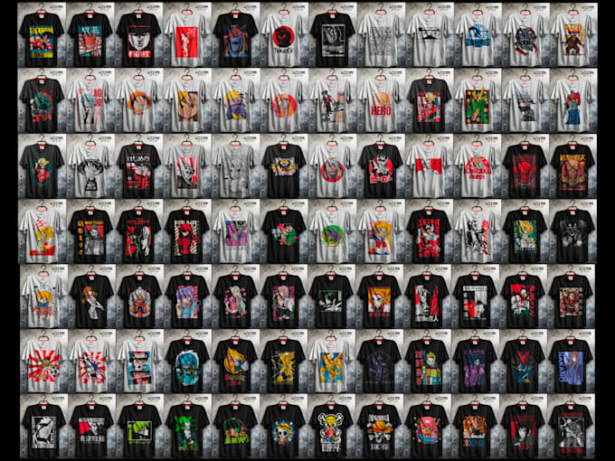 Deliver more 500 png and vector anime design bundle by Mindnoctune | Fiverr