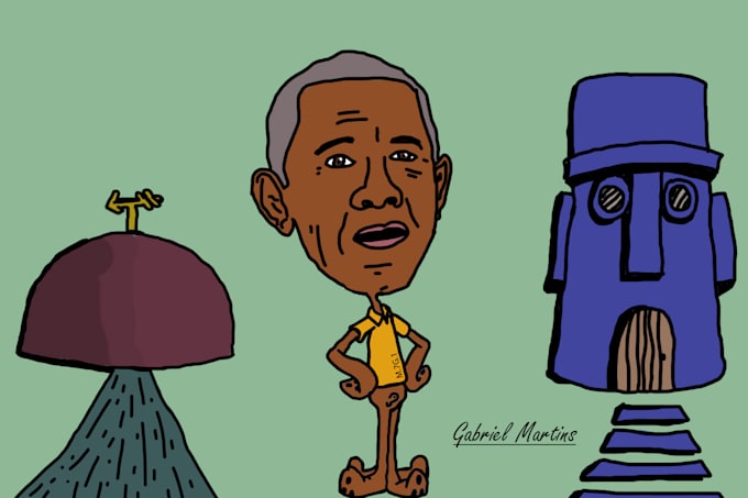 Make a personalised cartoon by Gabriel_mvg | Fiverr