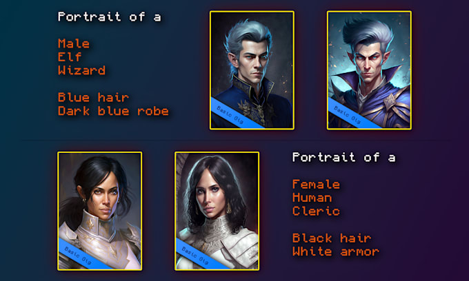 Draw your roleplay or fantasy character as digital art by Maik_bartly ...