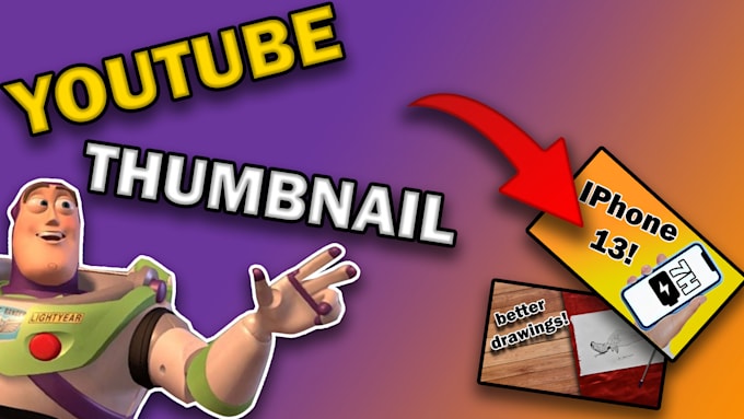 Make you an attractive eye catchy youtube thumbnail by Gabriel_creates ...