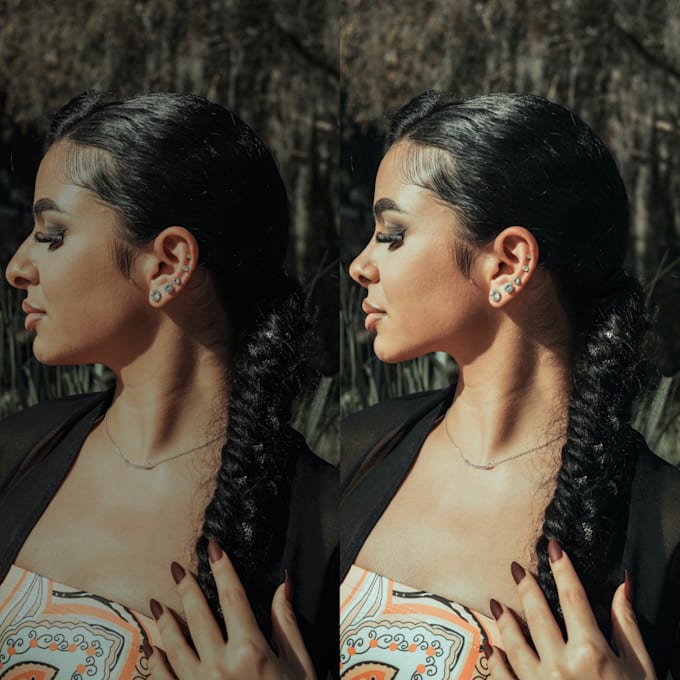 Do amazing side profile retouch by Lindaasani | Fiverr