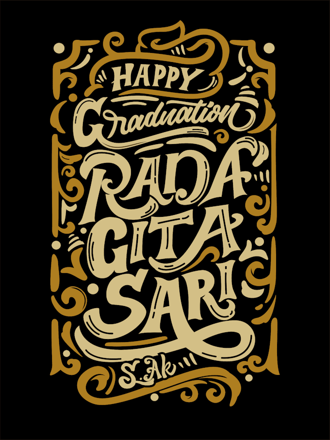 Create professional typography and lettering art by Whijid | Fiverr