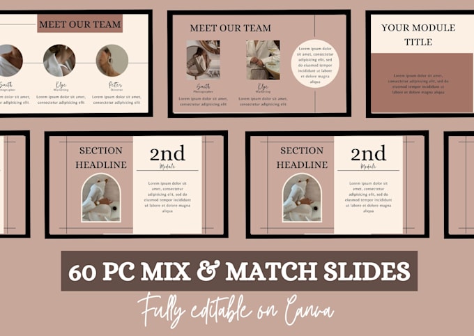 Provide 60 pre made persentation template designs by Wijayaed | Fiverr