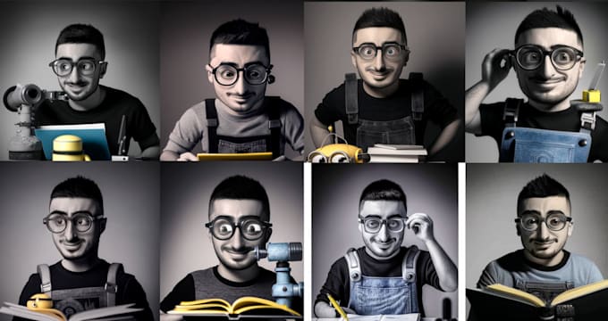 Create 50 minions avatar generated from your personal image using ai by ...