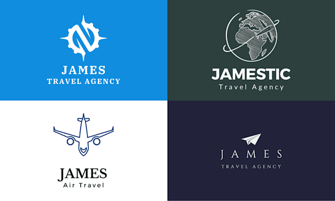 Create a unique travel agency logo by Jamesklus | Fiverr
