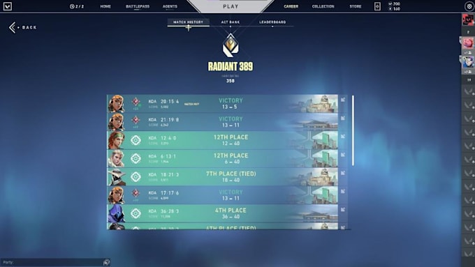 Make you account ranked ready in valorant by Twaycoat0001 | Fiverr