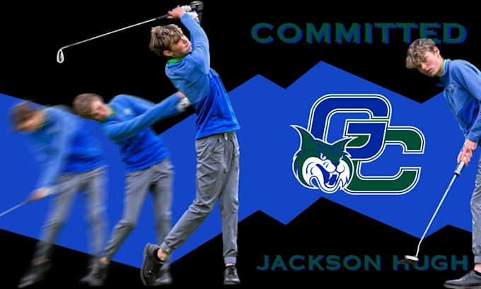 Create college commitment post high quality by Andrewebby | Fiverr