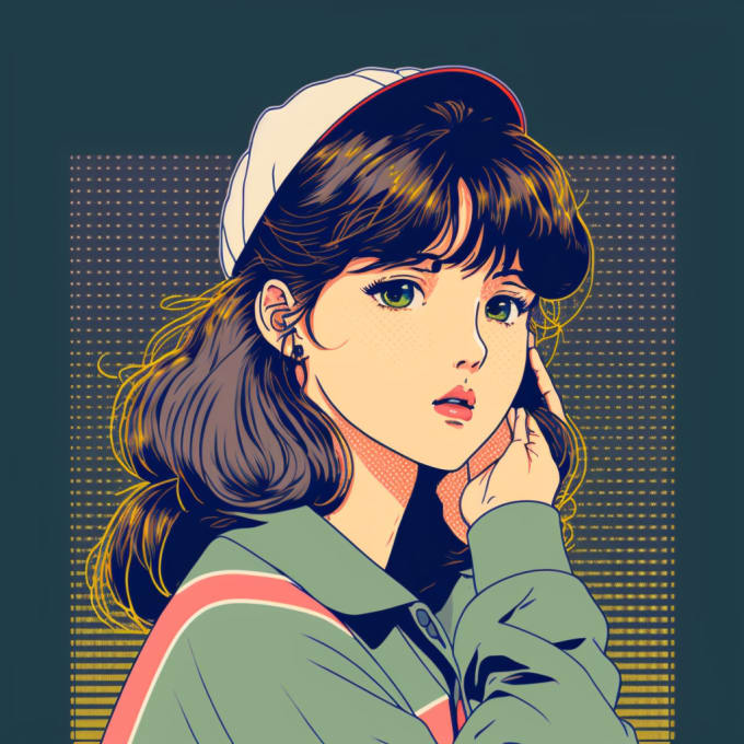 Create a female retro anime character for you by Takoto91 | Fiverr