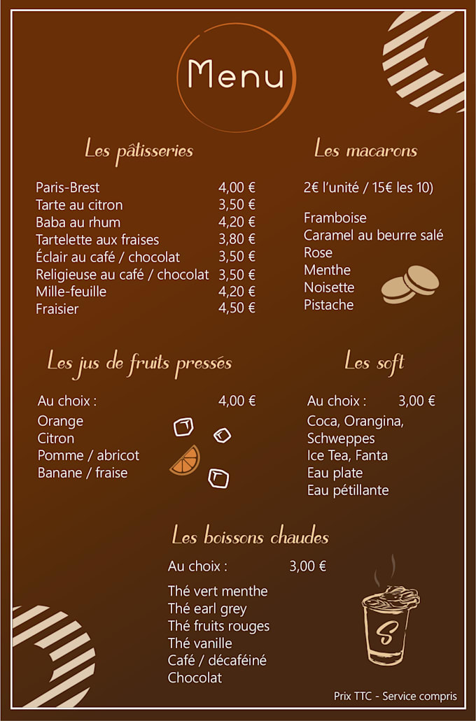 Design professional food menu, restaurant menu by Arnaboo | Fiverr