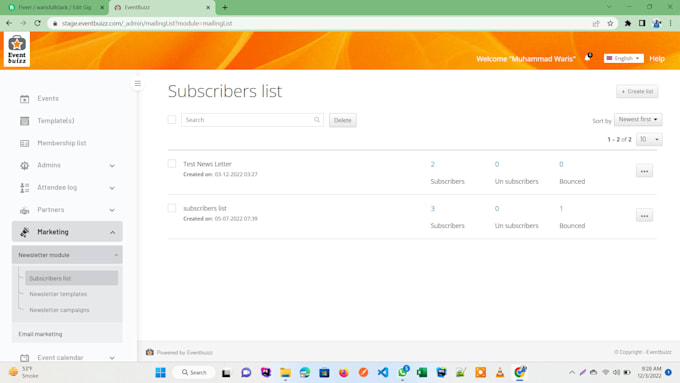 News and update and subscription module by Warisfullstack | Fiverr