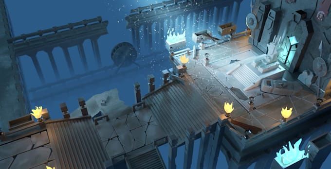 Game design, 3d 2d game environment, 3d environment, ue4 ue5 design, 3d ...