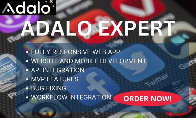 Use adalo, bubble for your app development by Holavictor | Fiverr