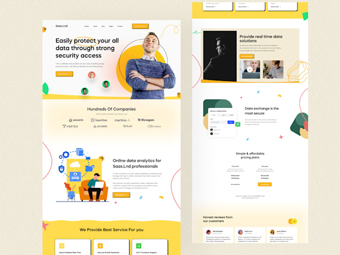 Do create professional responsive web landing page and mobile ui ux design by Uiuxlayout | Fiverr