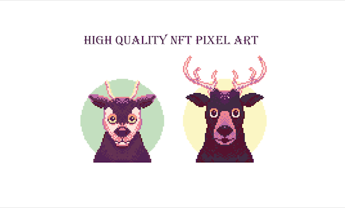 Create a unique nft pixel art collection asap by Creative_rimsha | Fiverr