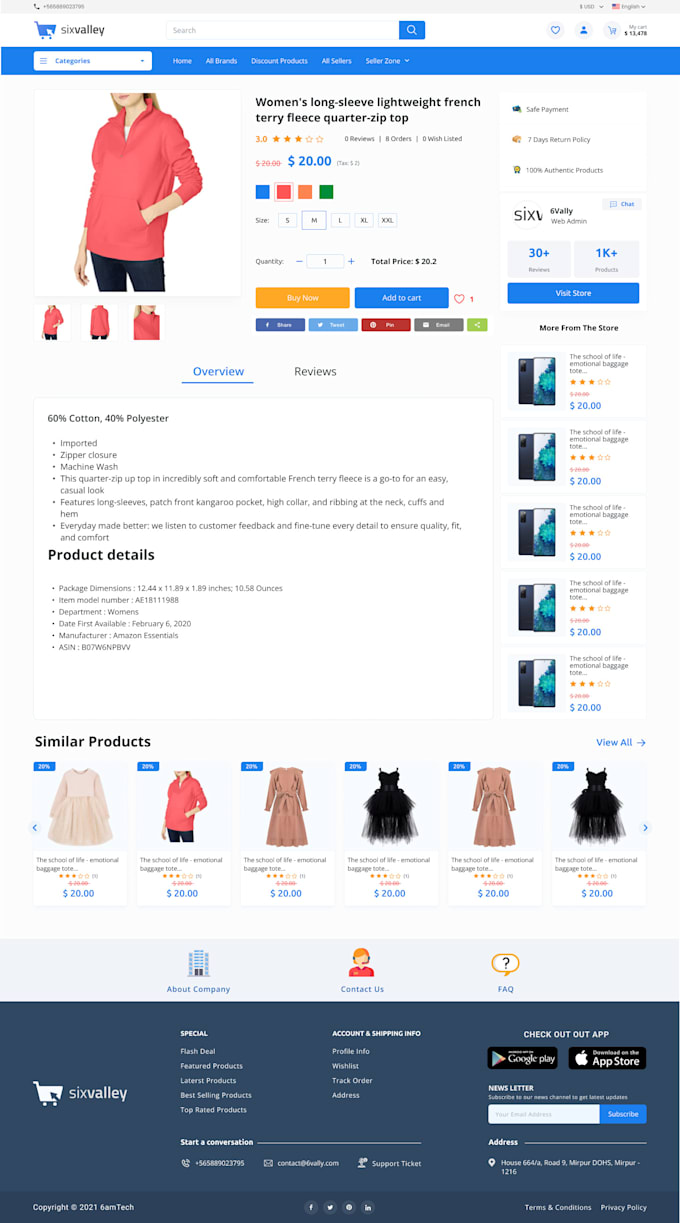 Build best multi vendor ecommerce app website by Bilal2315 | Fiverr