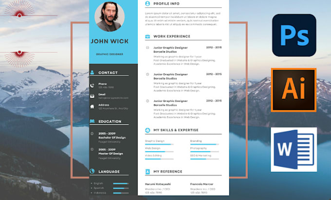 Do professional resume, cv template and profile optimization by ...
