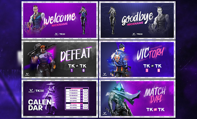 Design esports banner, esports social media design by Yavuzselim08 | Fiverr