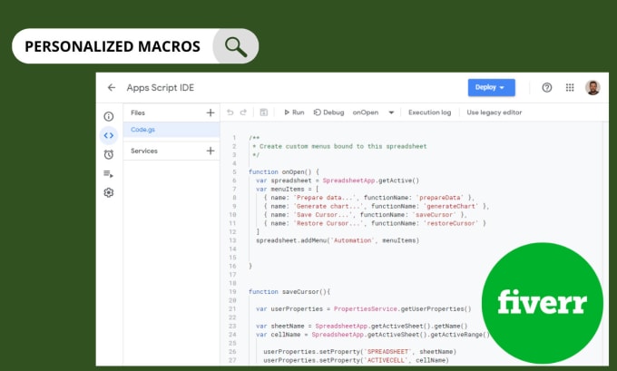 Create A Custom Excel Spreadsheet With Formulas Macro And Dashboard By Pedroalf Fiverr