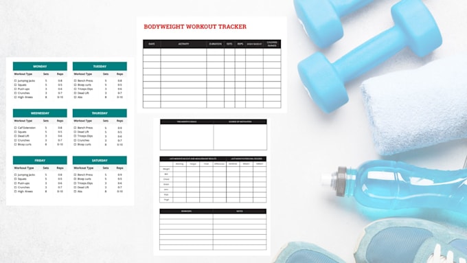 Create a personalized workout plan by Livs_mealprep | Fiverr