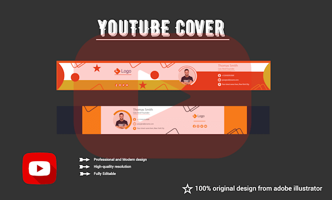 Design attractive facebook cover, youtube cover, social media ads and ...