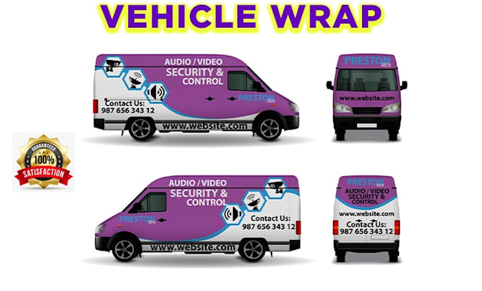 Make creative vehicle wrap design for your car, truck, van by ...