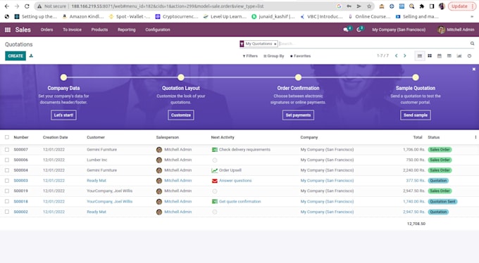Deploy, configure odoo and install custom odoo modules on a server with ...