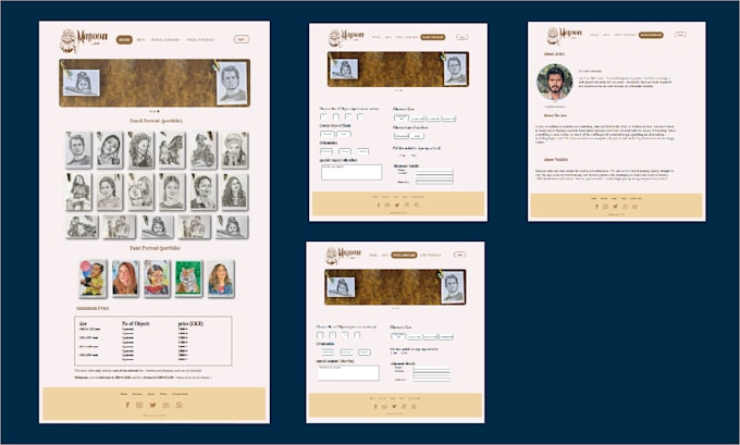 Create website design using html css and java script by Dele004 | Fiverr
