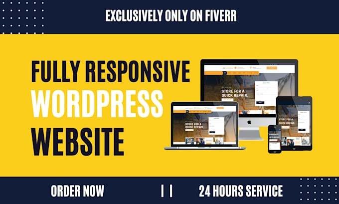 Develop responsive wordpress website design or redesign business website by He_razzak | Fiverr