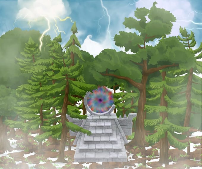 Supply custom dnd visuals for scenery and exploration and investigation ...