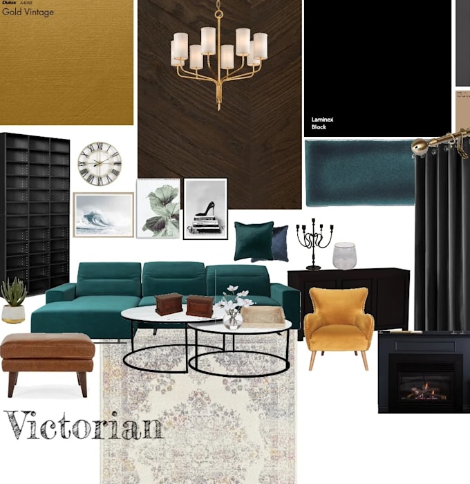 Create interior design mood boards by Write_side | Fiverr