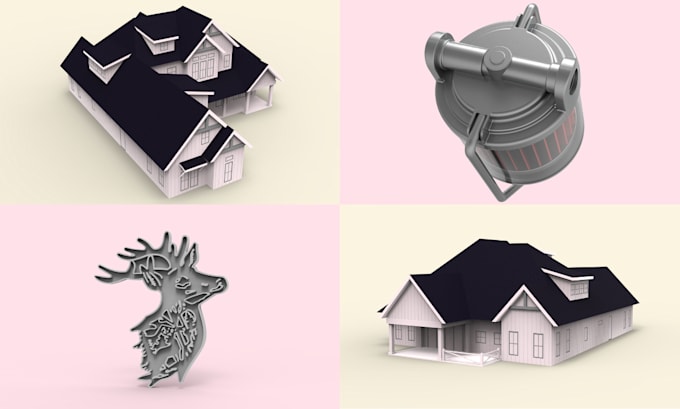 Do 3d cad modeling cad design 3d printing stl, dwg, dxf files by Nipungayan007 | Fiverr