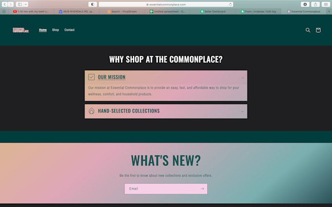 Create and design an amazing website to your liking by Krjskxke | Fiverr