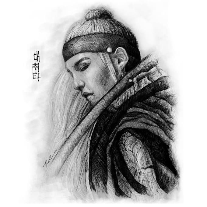 Create some charcoal characters by Mariachiara_b | Fiverr