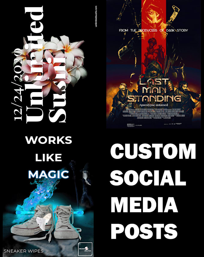 Design custom social media posts and graphics by Louisnewson | Fiverr